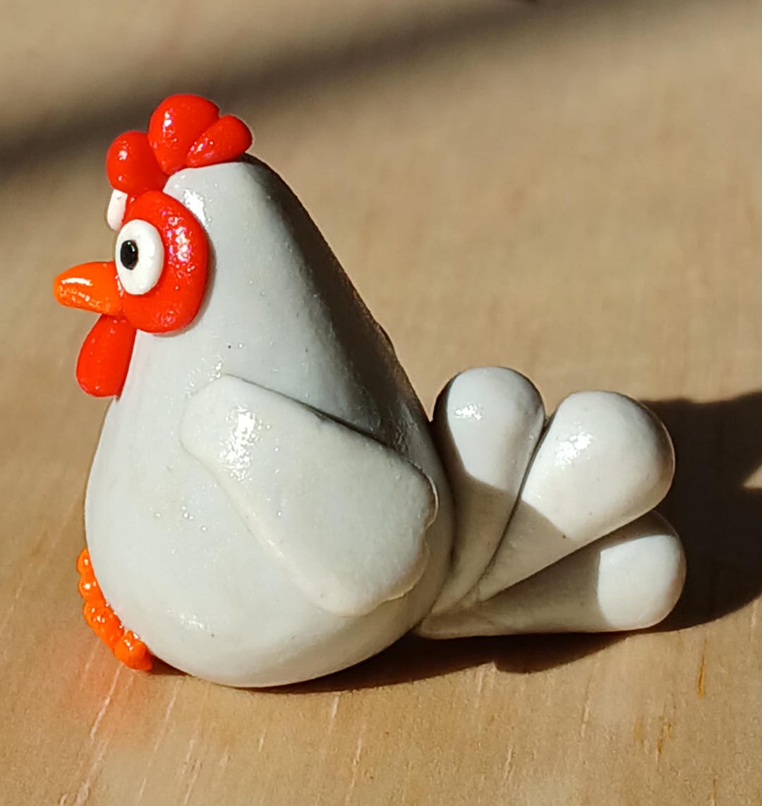 Chicken/ Clay Chicken/ Rooster - Etsy