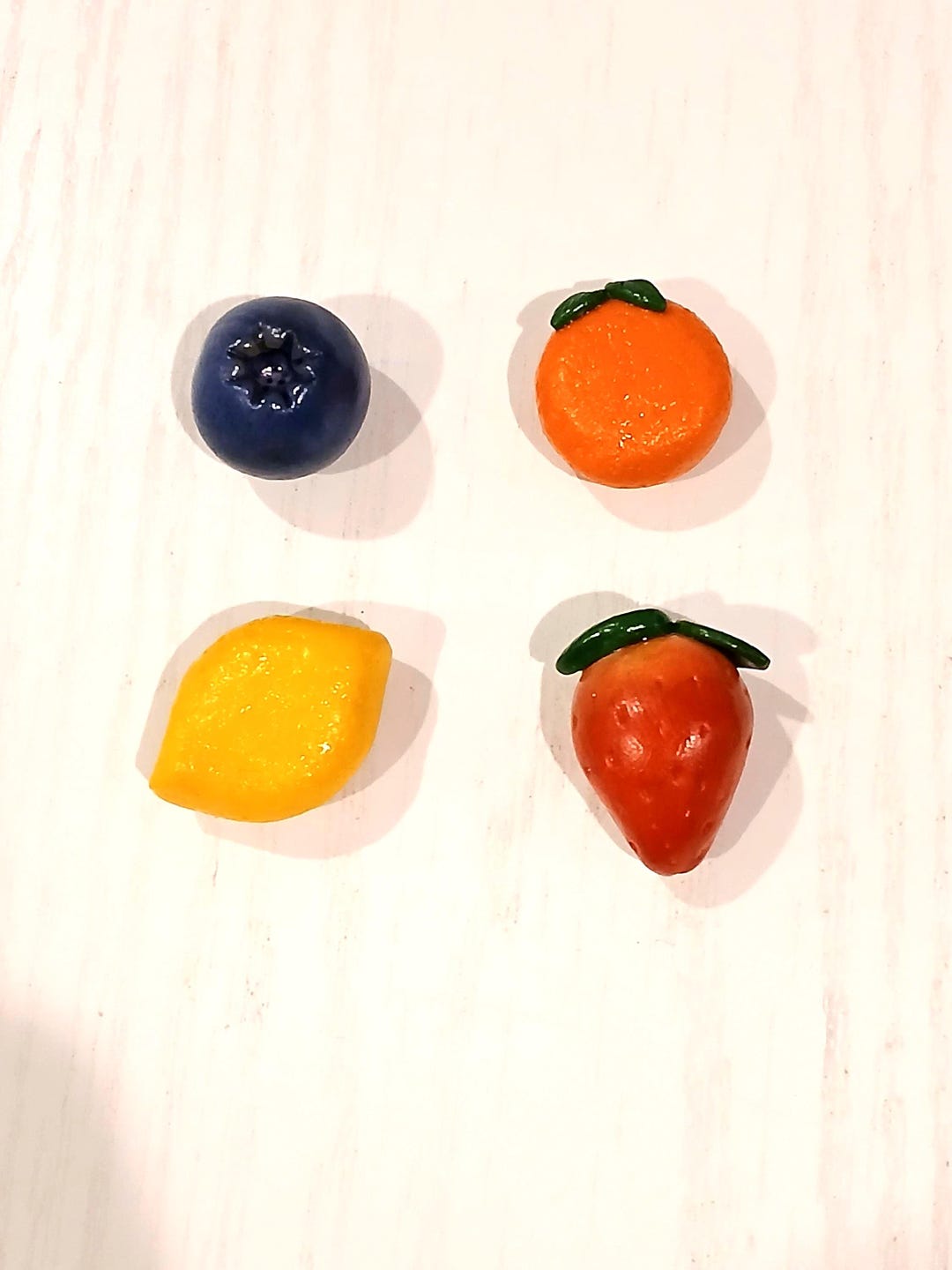 Fruit Magnets/ Summer Magnets/ Blueberry Magnet/ Strawberry Magnet ...