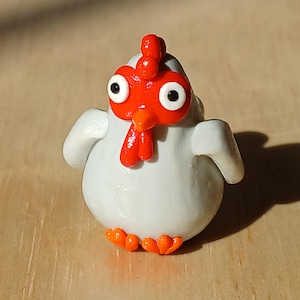 Chicken/ Clay Chicken/ Rooster - Etsy