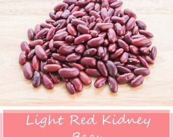 Light Red Kidney Bean Seeds 25 per Order Free Shipping - Etsy