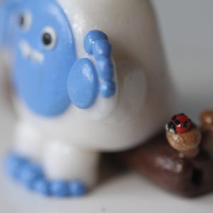 Yeti by the Fire/ Yeti/ Yeti on a Log/ Yeti With Ladybugs/ Cryptid ...