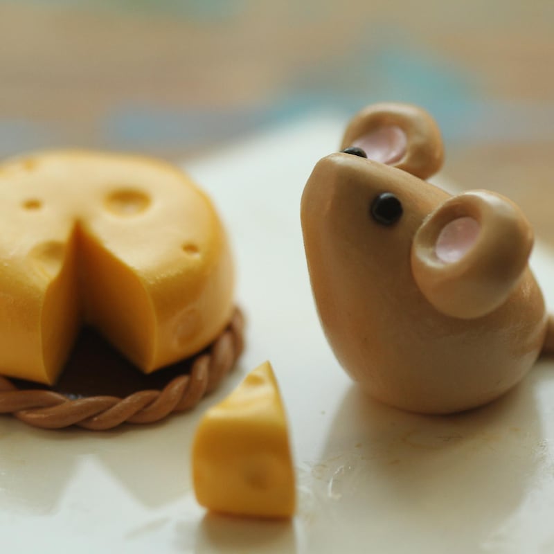 Mice and Cheese - Etsy