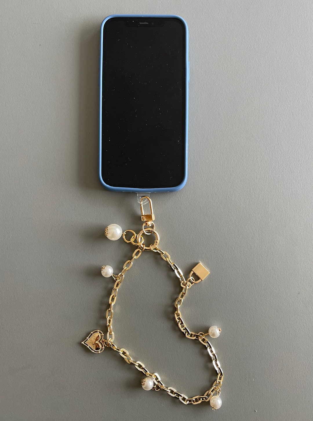 Mobile Phone Wristlet/phone Charm/phone Chain/phone Wrist Strap ...