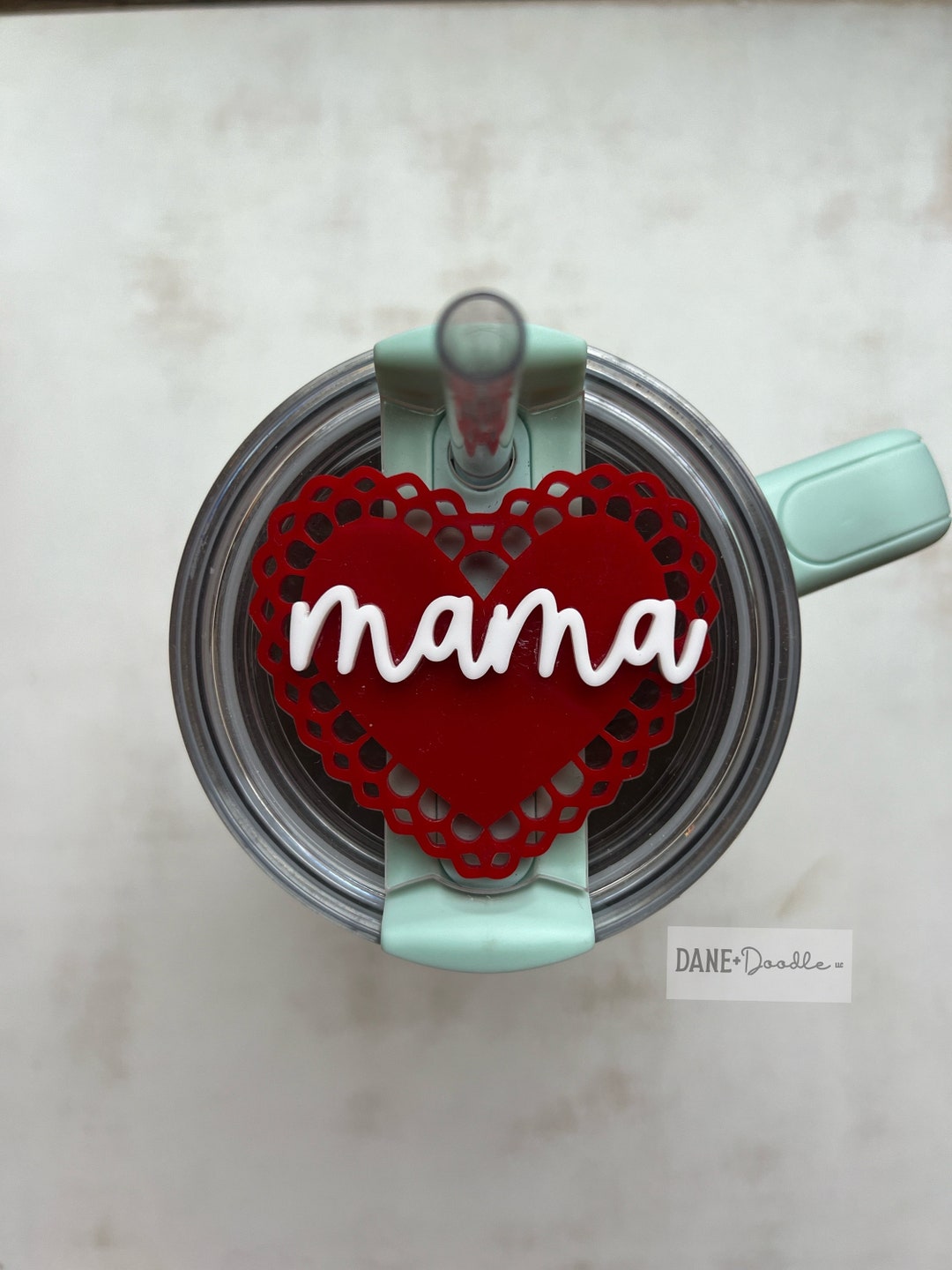 Lace Heart Stanley Topper, Valentines Day - Etsy