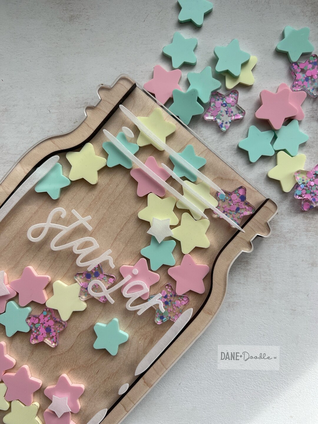 Spring Star Jar, 35-50 Stars, Reward Jar - Etsy