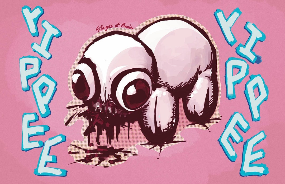 Evil YIPPEE Autism Creature Art Print, Tbh Creature; Meme Art - Etsy