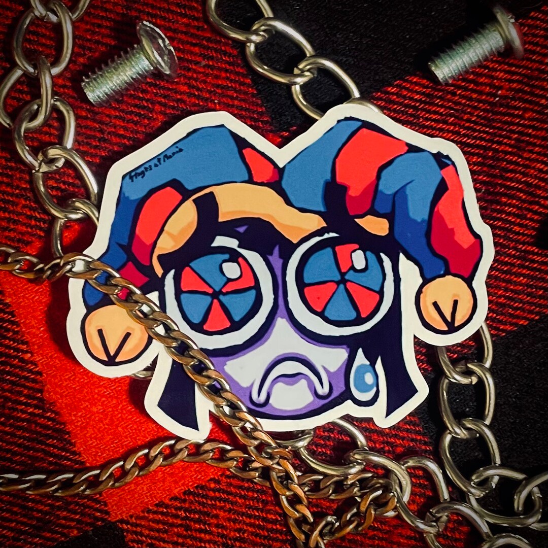 Pomni Boowomp Meme Acrylic Charm & Sticker the Amazing Digital Circus ...