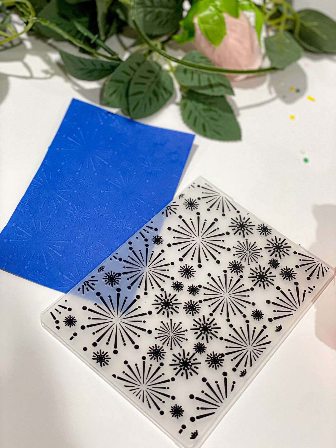 Firework Embossing Folders Paper Embossing DIY Scrapbooking Craft ...