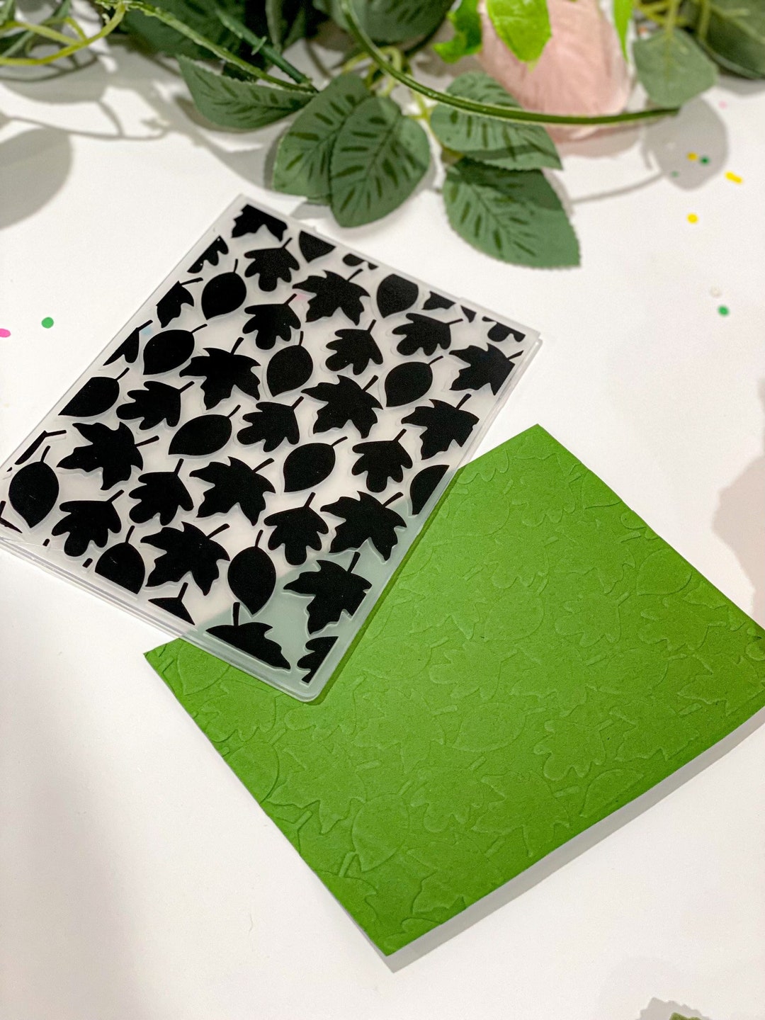 Fall Leaves Embossing Folder Paper Embossing DIY - Etsy