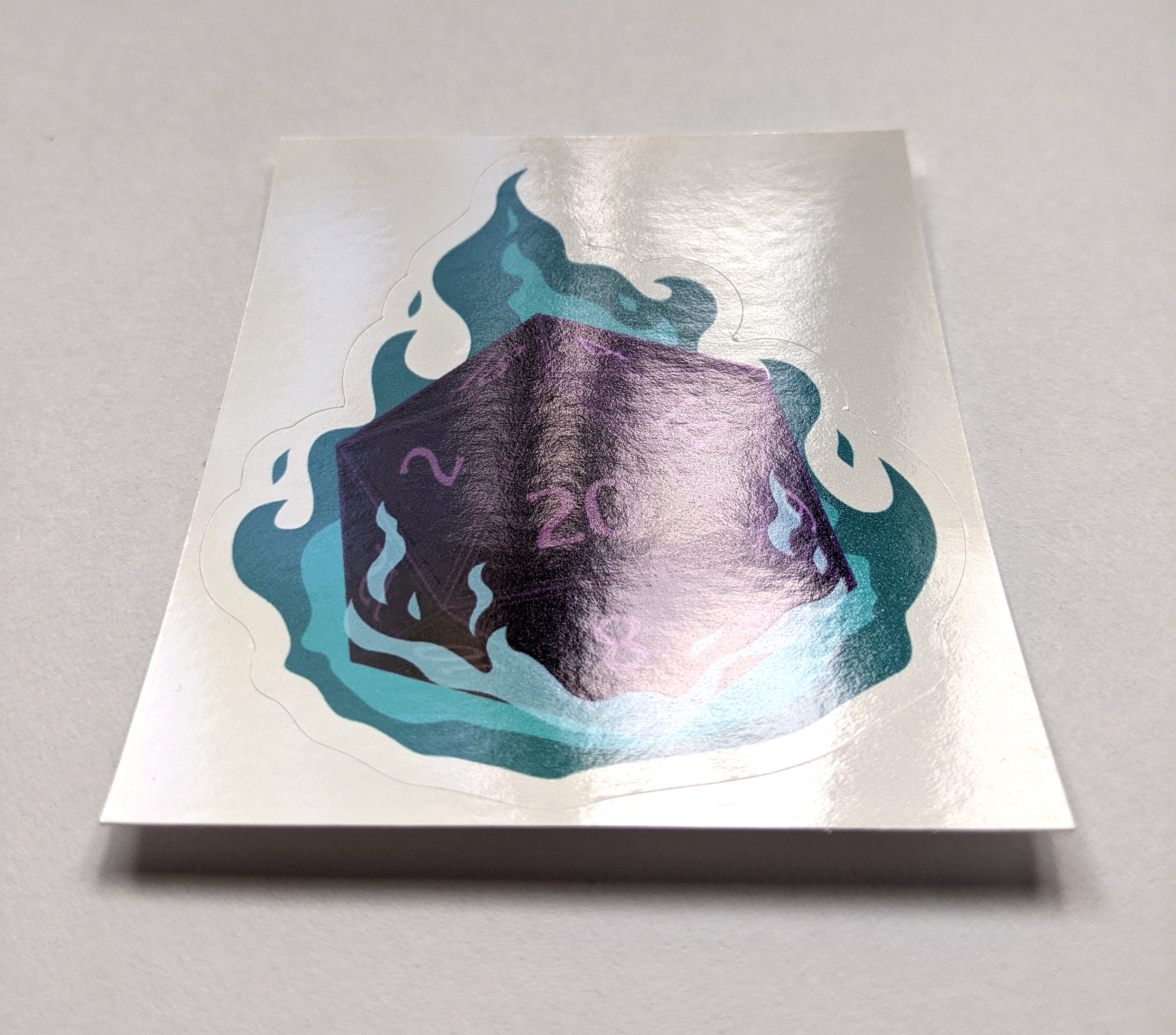 D20 Warlock Vinyl Sticker, Dungeons and Dragons, Dnd Gift, Dice Sticker ...