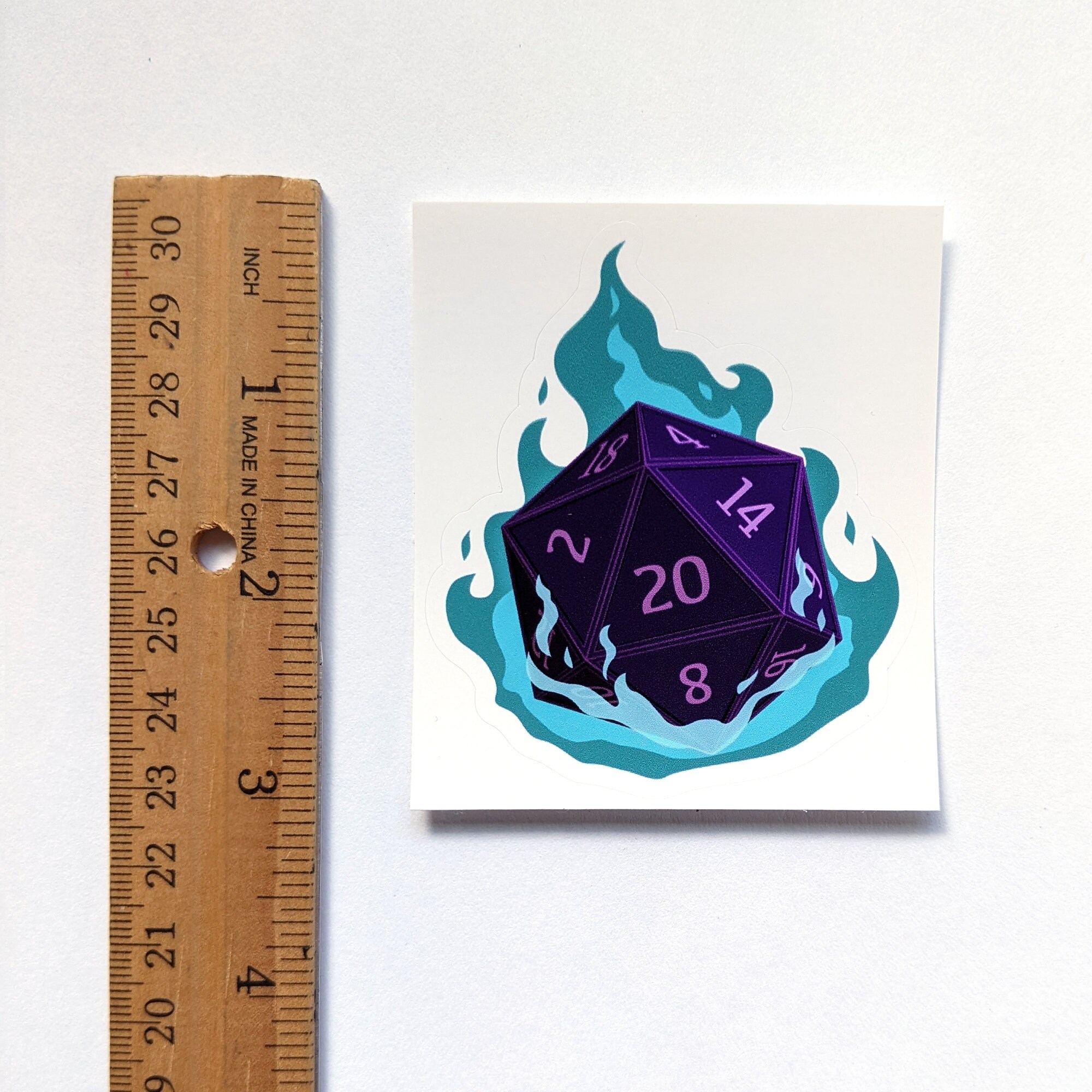 D20 Warlock Vinyl Sticker, Dungeons and Dragons, Dnd Gift, Dice Sticker ...