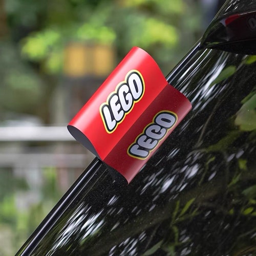 Lego Printed Label Sticker for Car Lego Sticker - Etsy