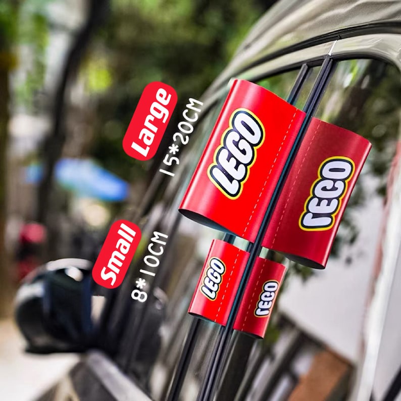Lego Printed Label Sticker for Car Lego Sticker - Etsy