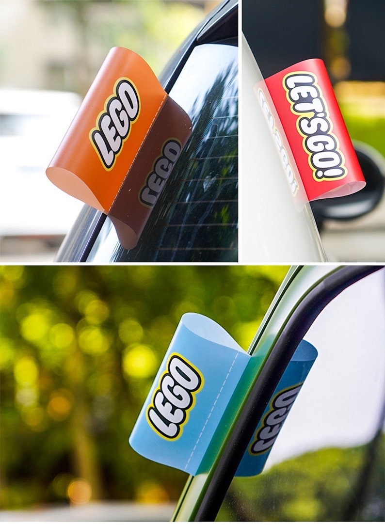 Lego Printed Label Sticker for Car Lego Sticker - Etsy