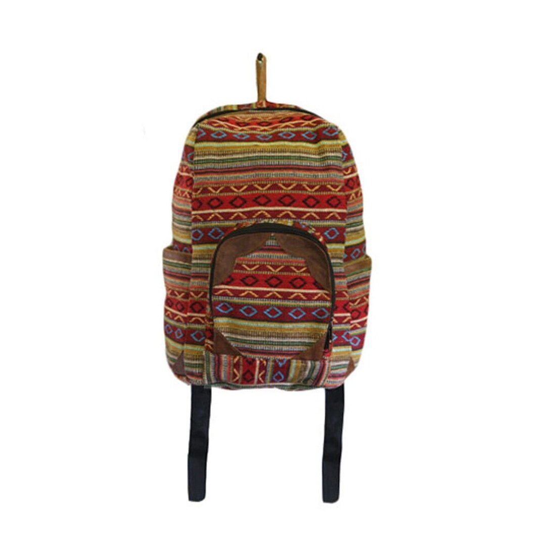 Backpack, Aztec Backpack, One of a Kind, Handmade, Backpack, School ...