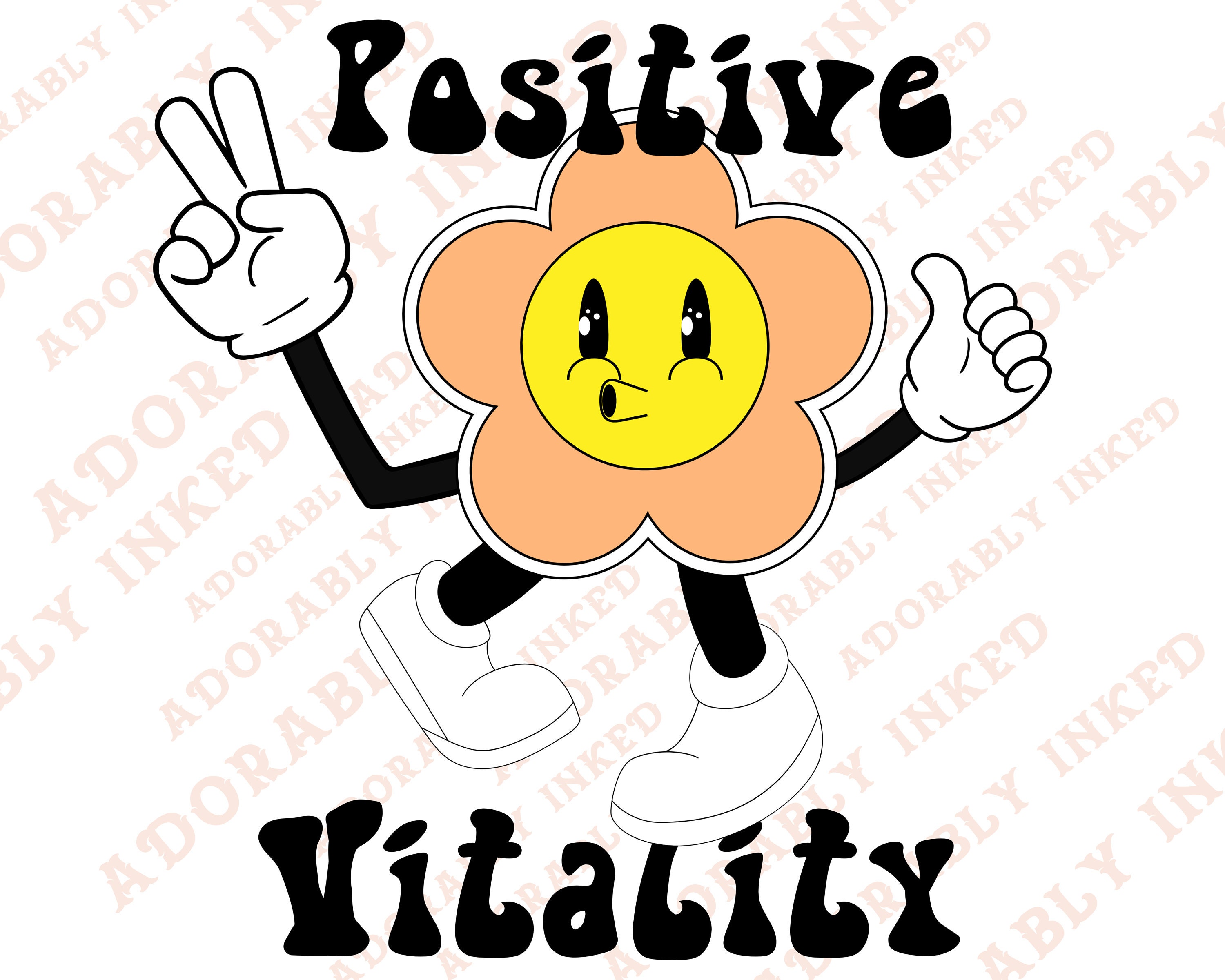 Positive Vitality Png - Etsy