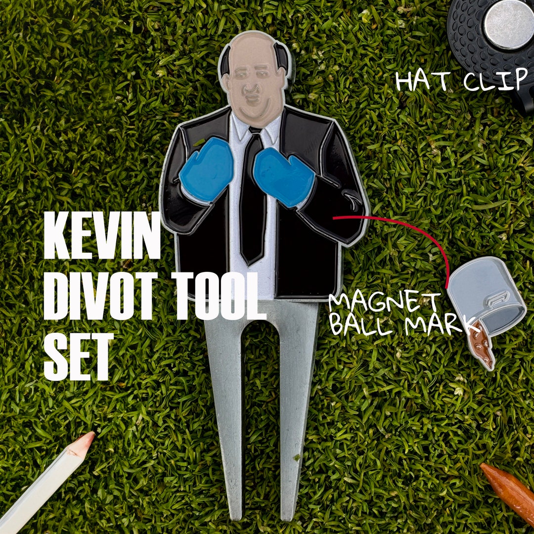 Ball Mark and Magnetic Divot Tool Office Worker Divot Tool and Spilled ...