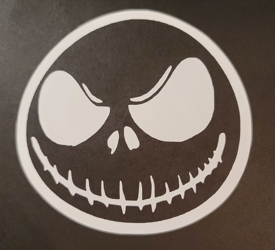 Jack Skellington Vinyl Decal - Etsy