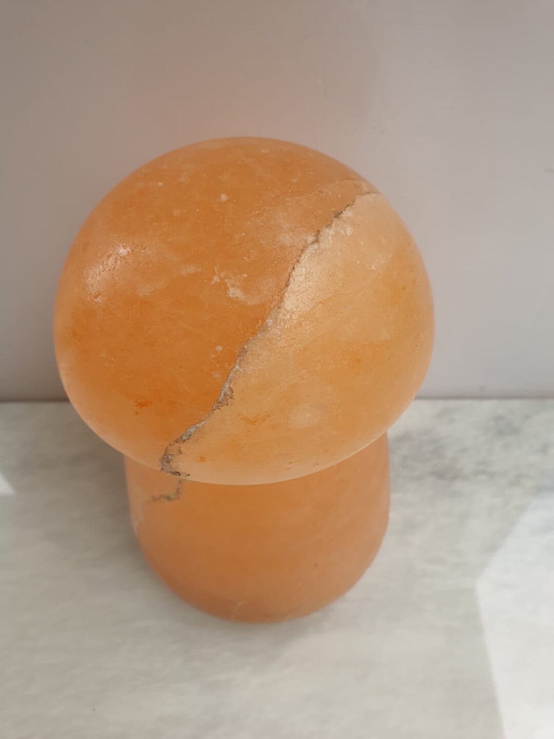 Himalayan Pink Rock Crystal Carved Salt Lamp in Mushroom Shape - Etsy