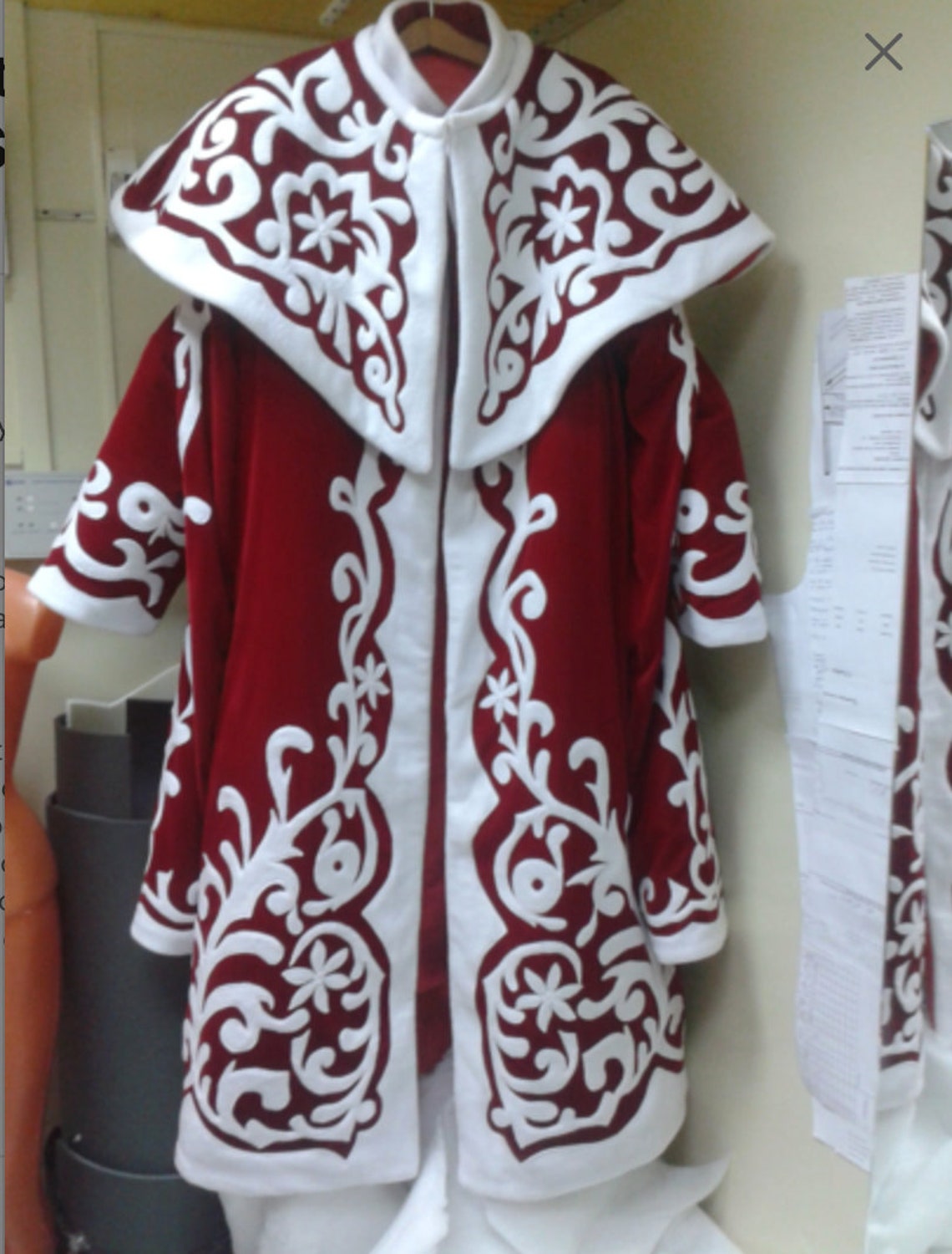 High Quality Christmas Santa Claus Costume Luxury Suit Ded Moroz New ...