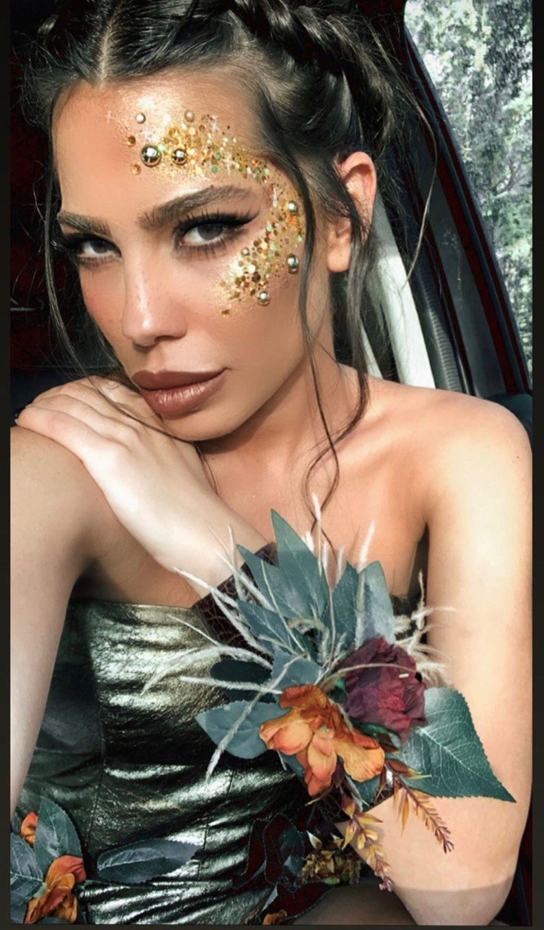 Designer Women One of a Kind Elf Set Costume, Corset Elven Dress ...