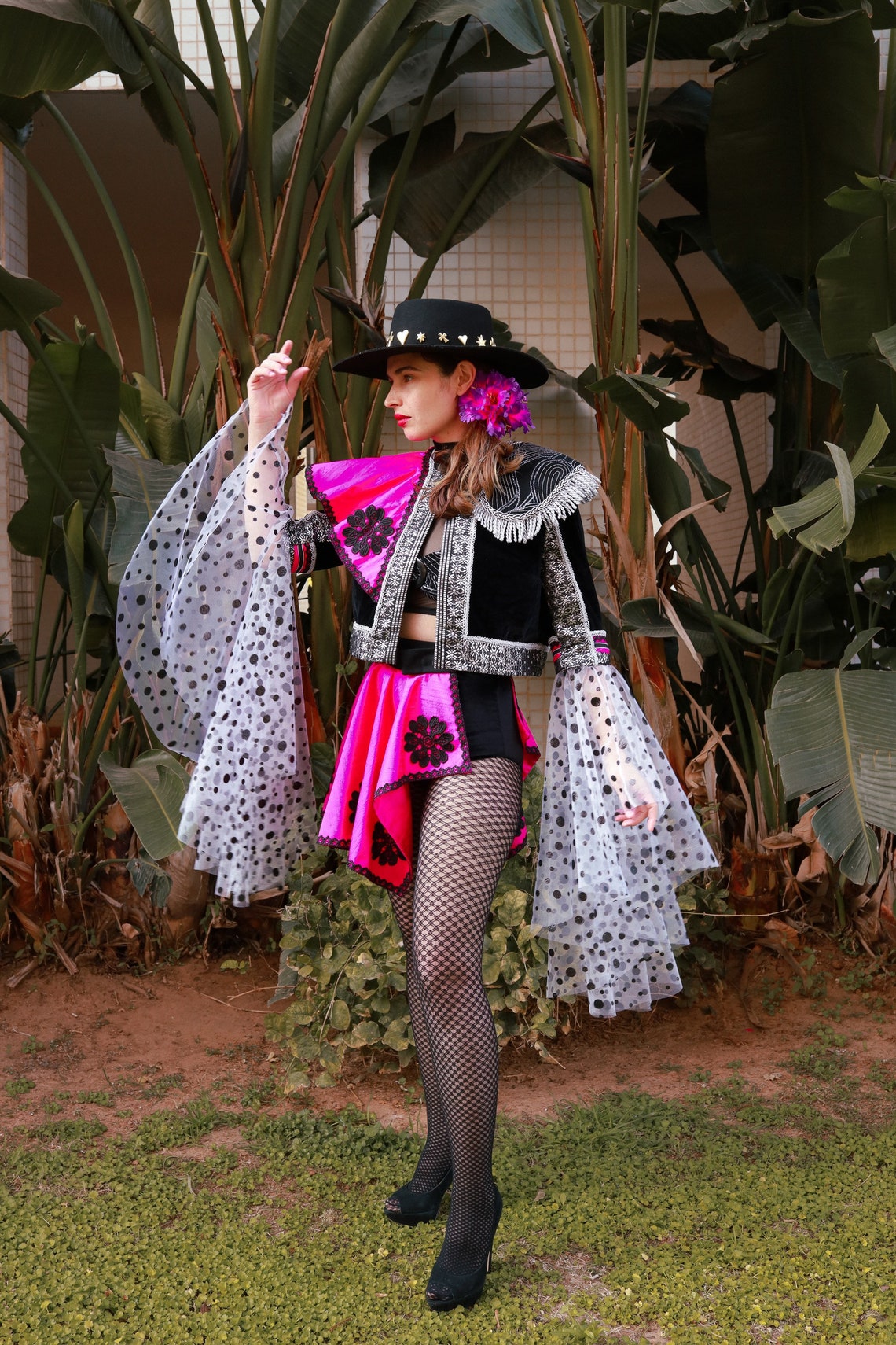 Matador Women Halloween Costume, Mix of Spanish Matador & Flamenco ...