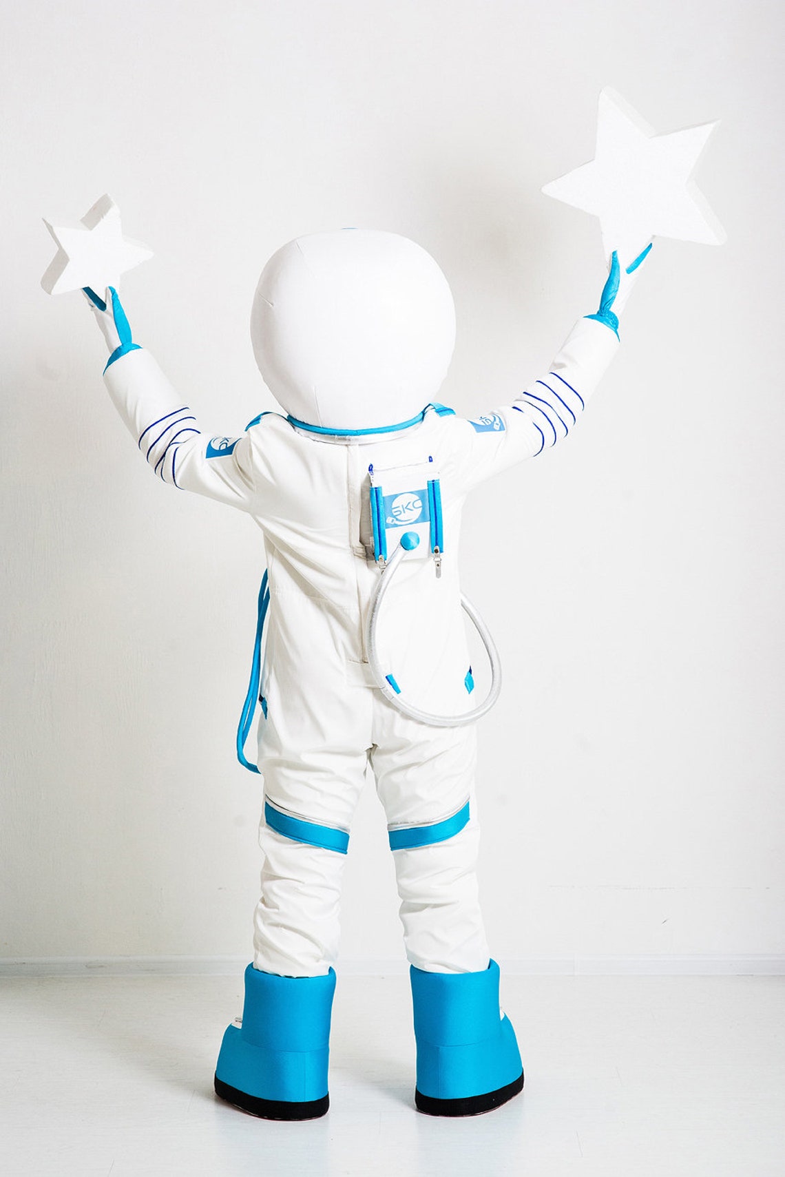 Unisex Astronaut Costumes High Quality Spaceman Jumpsuit Flight Dress ...