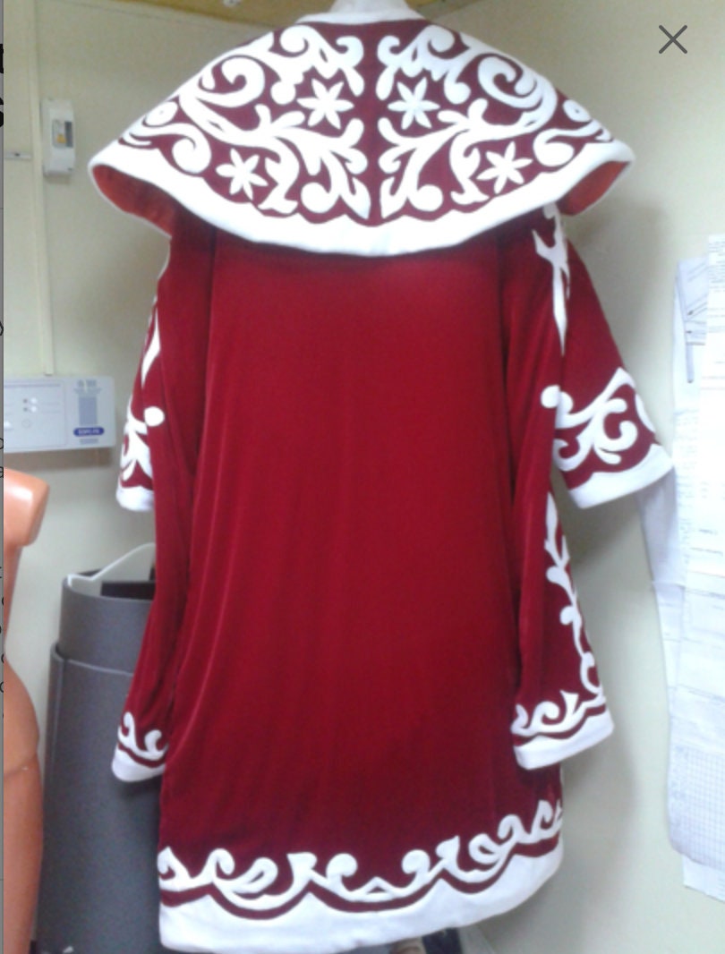 High Quality Christmas Santa Claus Costume Luxury Suit Ded Moroz New ...