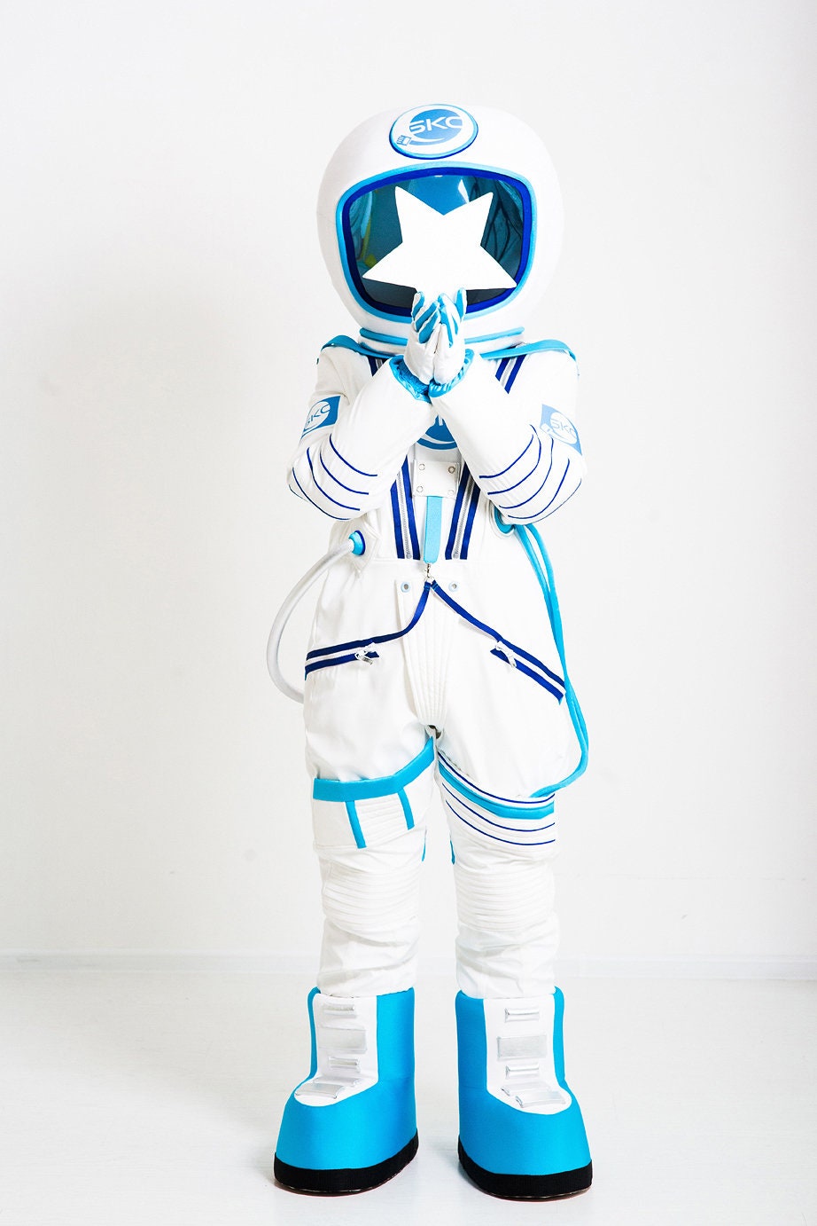 Unisex Astronaut Costumes High Quality Spaceman Jumpsuit Flight Dress ...