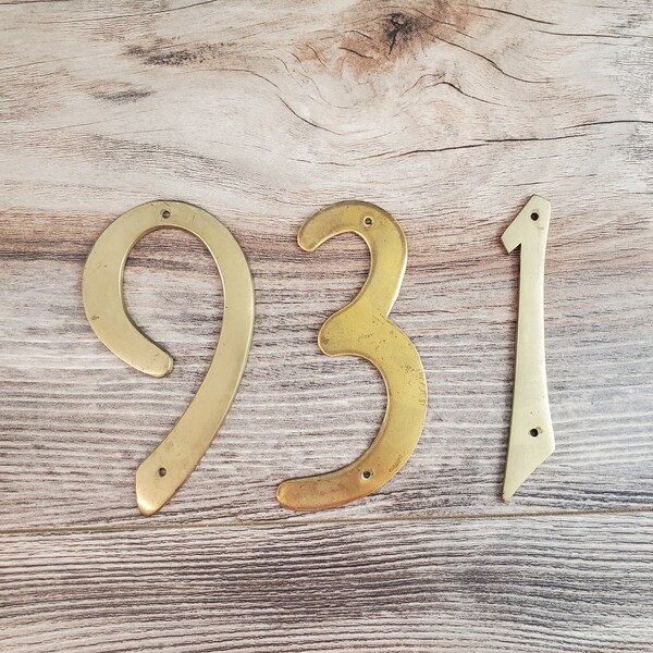 Colonial House Numbers - Etsy