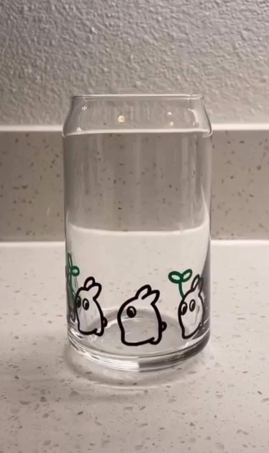 Mini Totoro Glass Cup Design - Etsy
