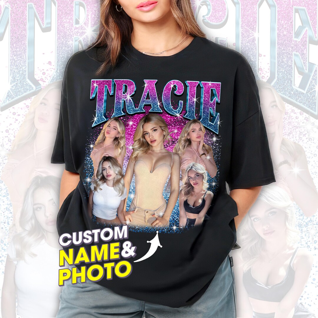 Custom Photo Bootleg Rap Tee, Vintage Graphic 90s Tshirt, Shirt With ...