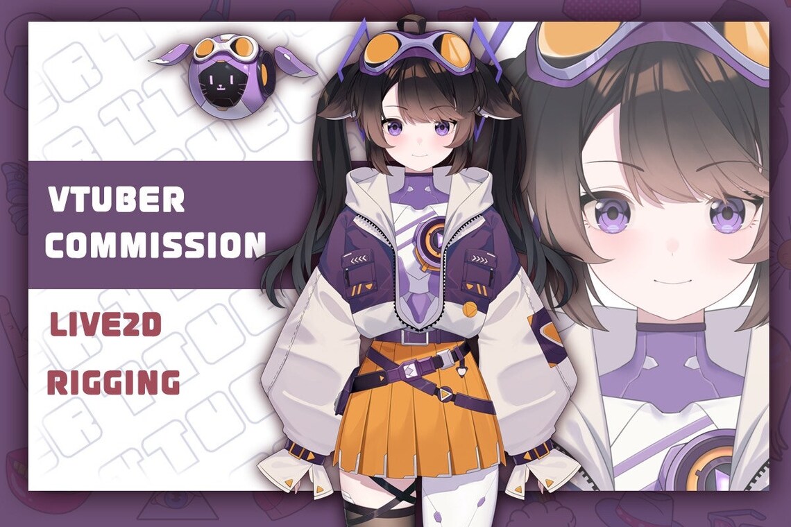 Vtuber Model Custom LIVE2D / Vtuber Commission / Vtuber Design - Etsy