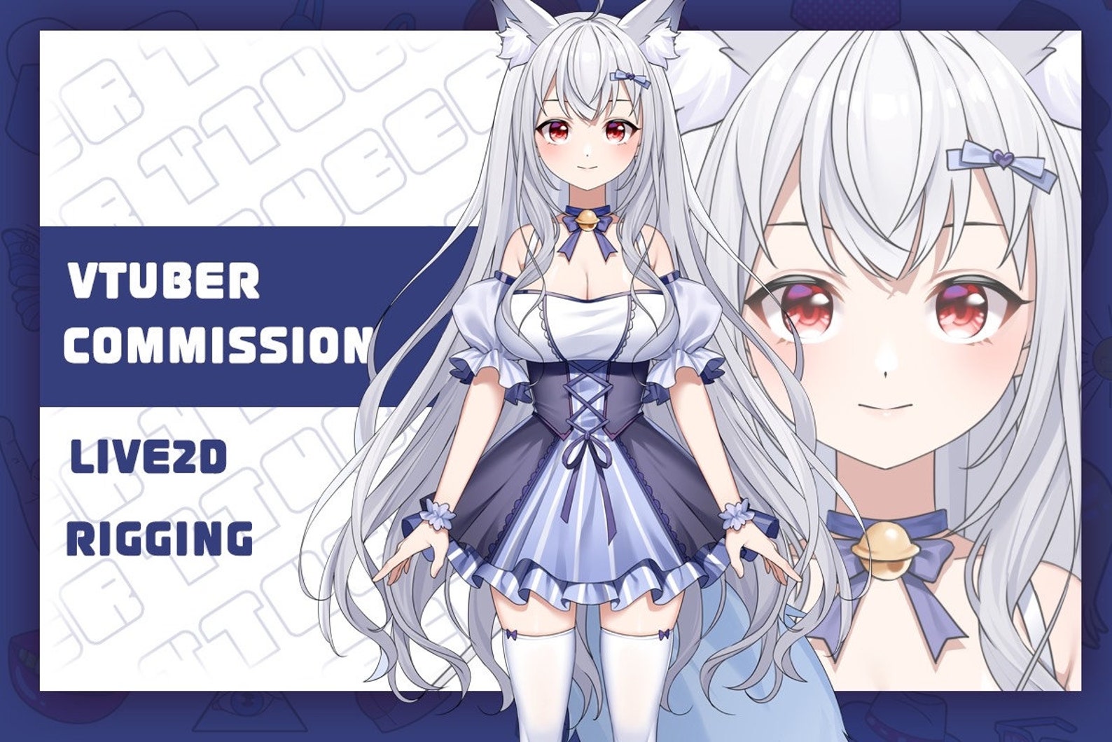 Vtuber Model Custom LIVE2D / Vtuber Commission / Vtuber Design - Etsy