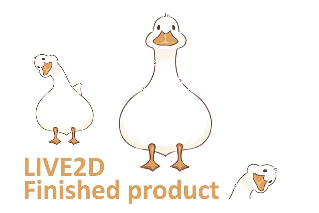 Customizable Vtuber Duck Vtuber Model Fully Body/fully - Etsy Singapore