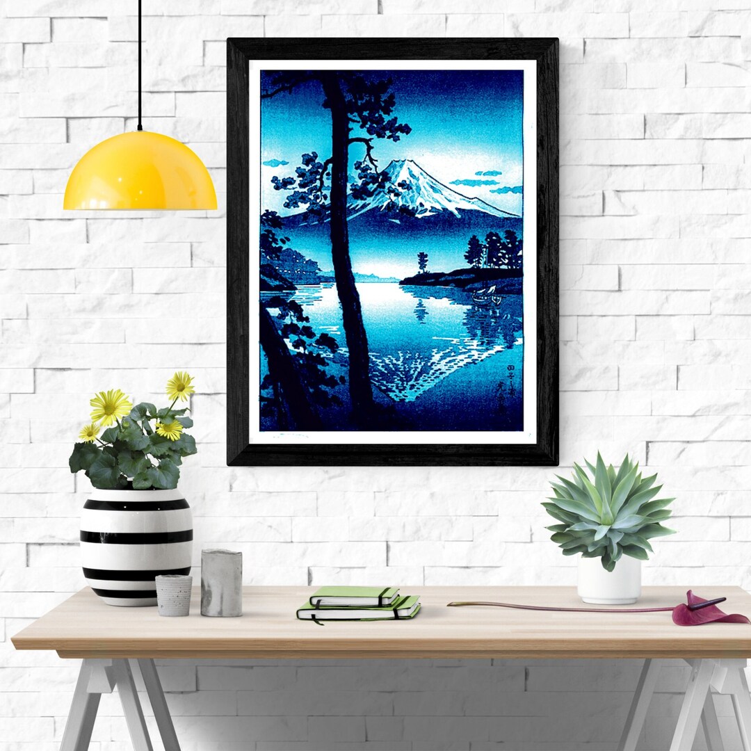 Fuji From Tago Bay - Tsuchiya Koitsu Print Edo Period Japanese Print ...