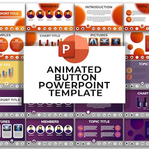 Animated Button Morph PPT Template (3 VERSIONS) - Etsy