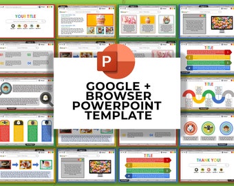 Facebook Inspired Powerpoint Template - Etsy