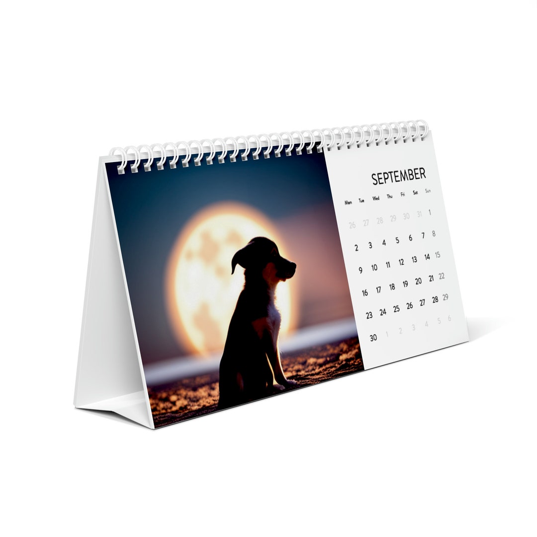 Adorabale Puppies 2024 Desk Calander Dog Lovers Birthday - Etsy