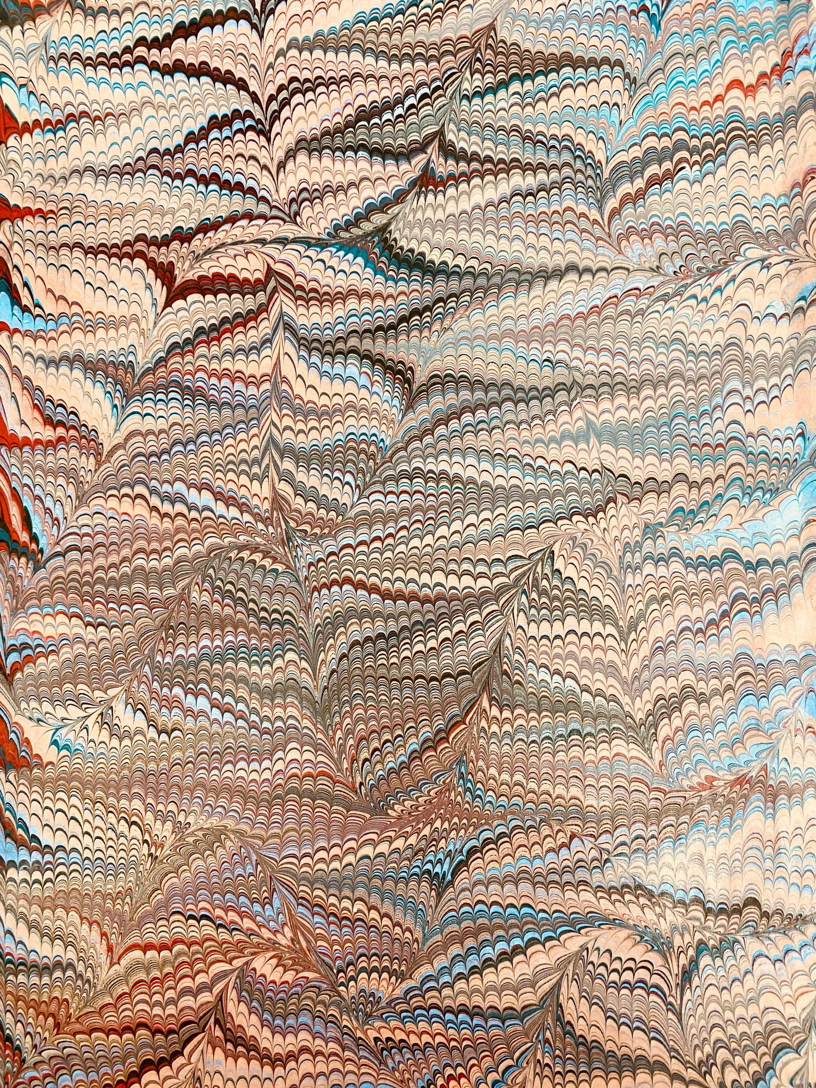 Frameable Marbled Papers and Marbled Paper for Restoration and ...