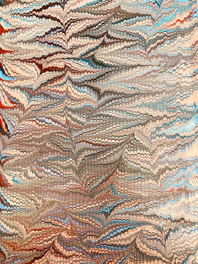Frameable Marbled Papers and Marbled Paper for Restoration and ...