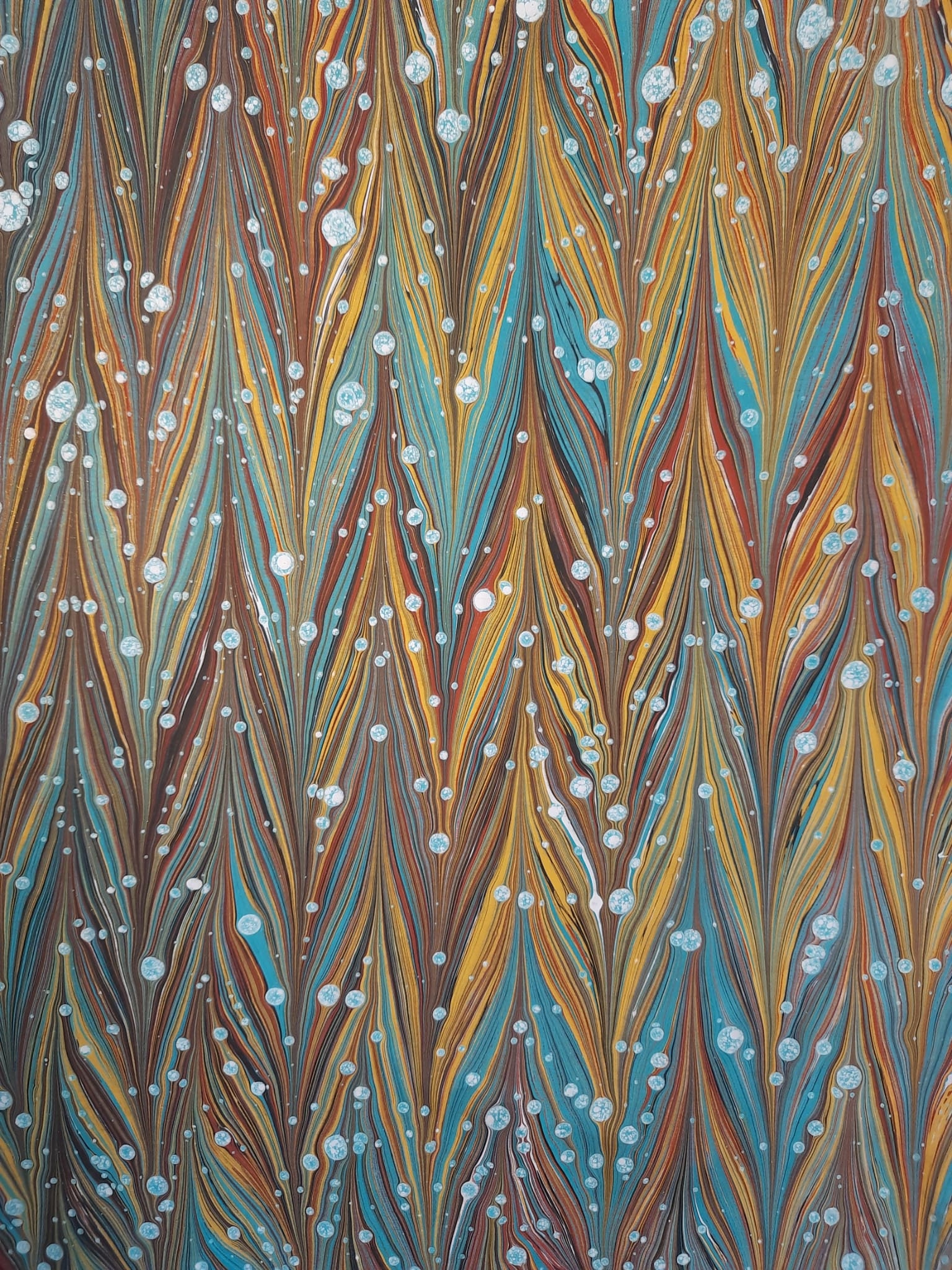 Frameable Marbled Papers and Marbled Paper for Restoration and ...
