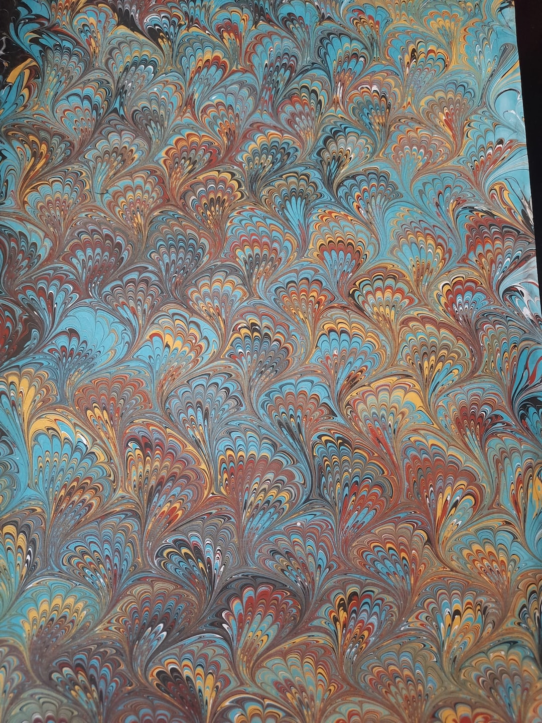 Frameable Marbled Papers and Marbled Paper for Restoration and ...