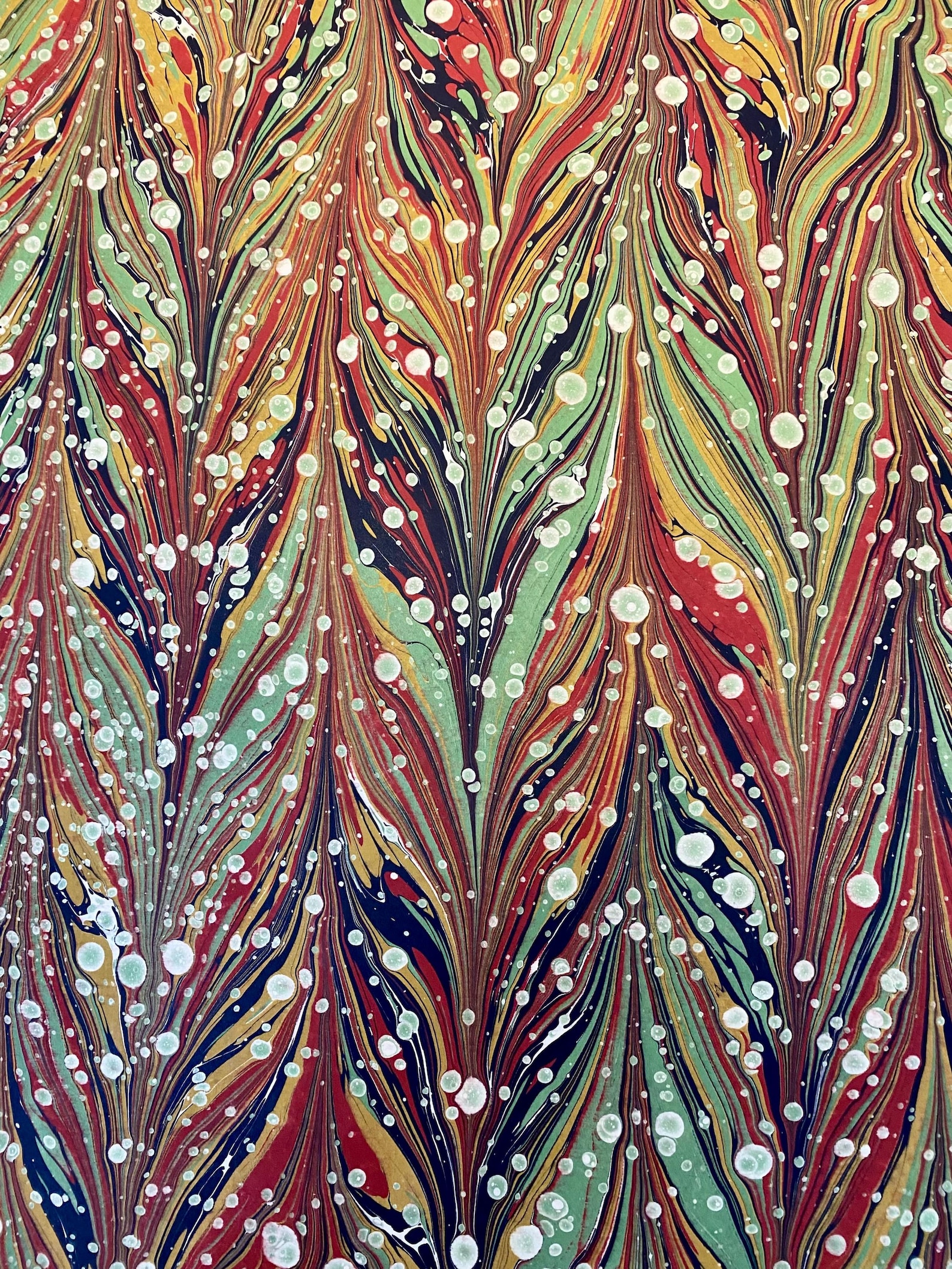 Frameable Marbled Papers and Marbled Paper for Restoration and ...