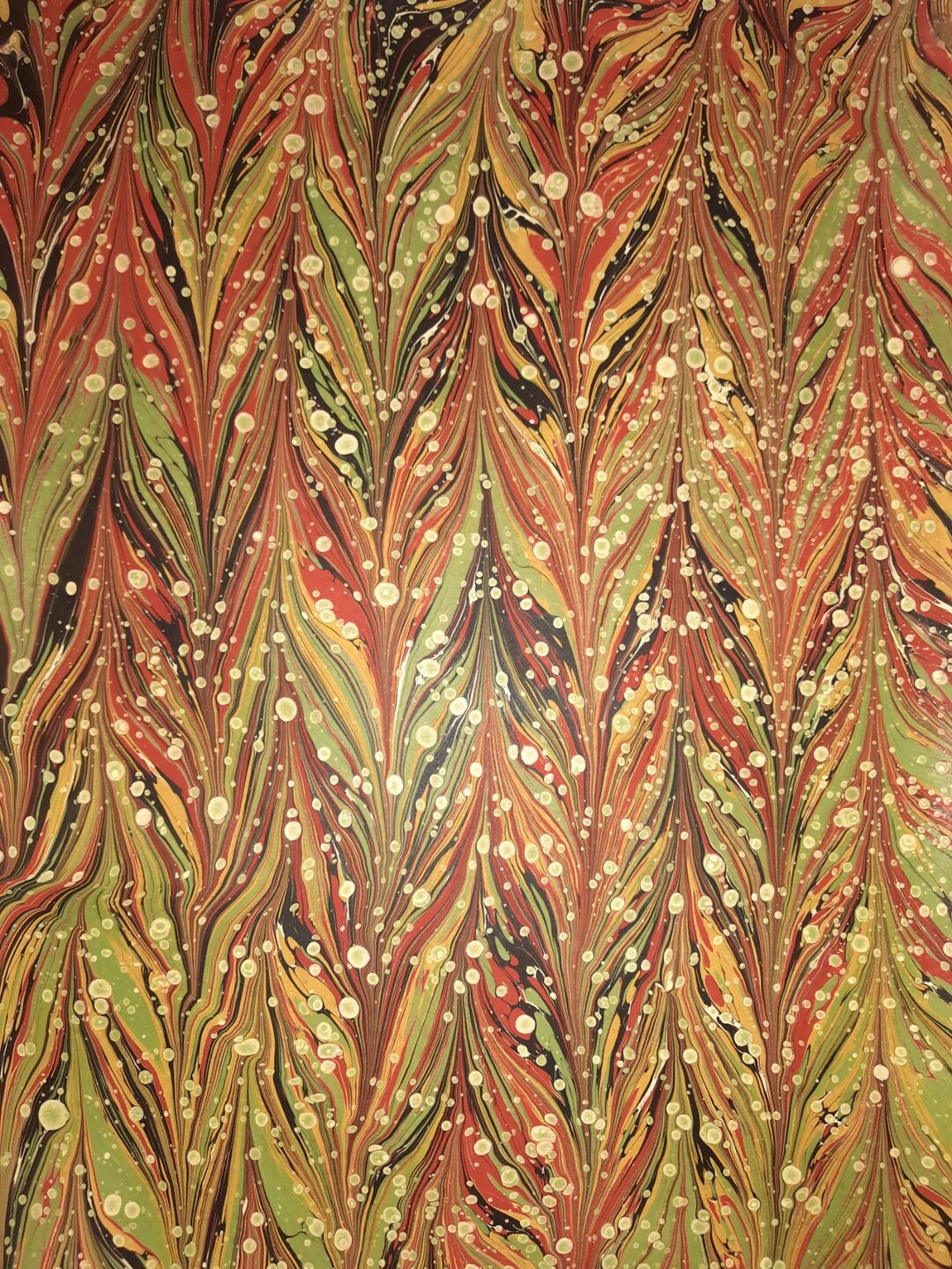 Frameable Marbled Papers and Marbled Paper for Restoration and ...