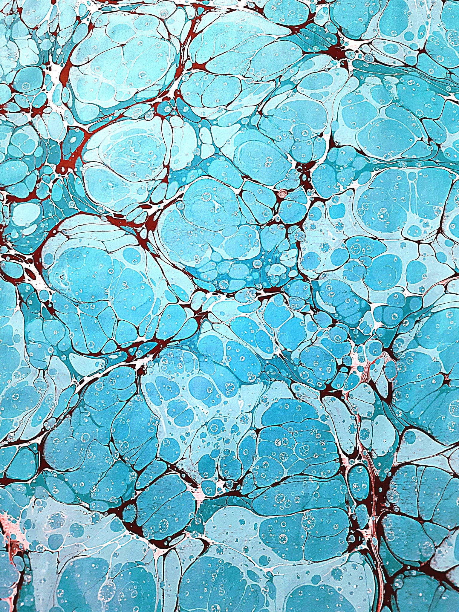 Hand Marbled Paper for Restoration and Bookbinding Decorative Paper for ...