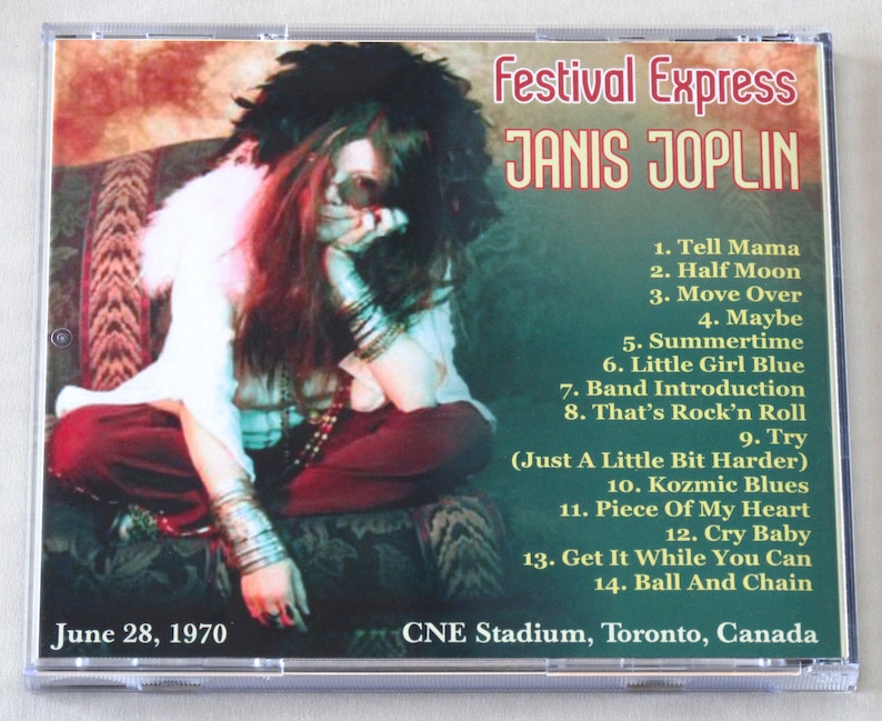 Janis JOPLIN - Festival Express CD C.N.E. Stadium TORONTO Canada 28 ...