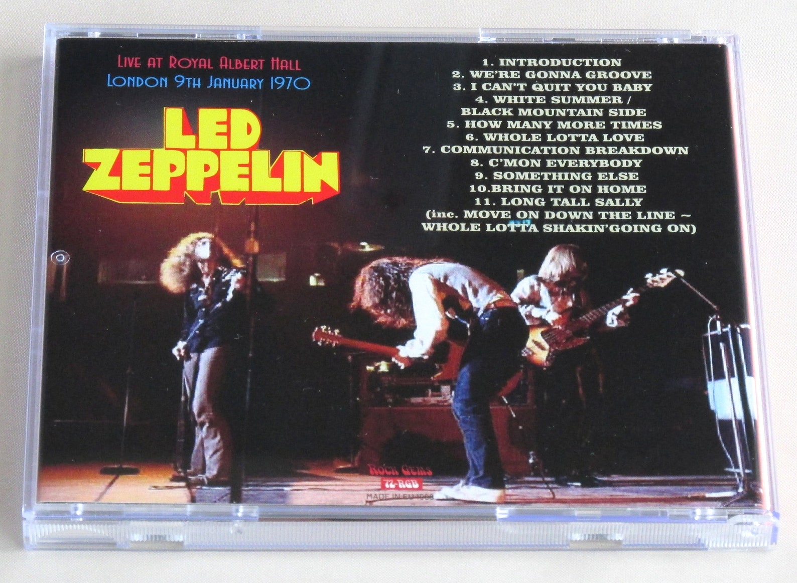 Led Zeppelin CD Live at ROYAL ALBERT Hall London 9th January 1970 - Etsy