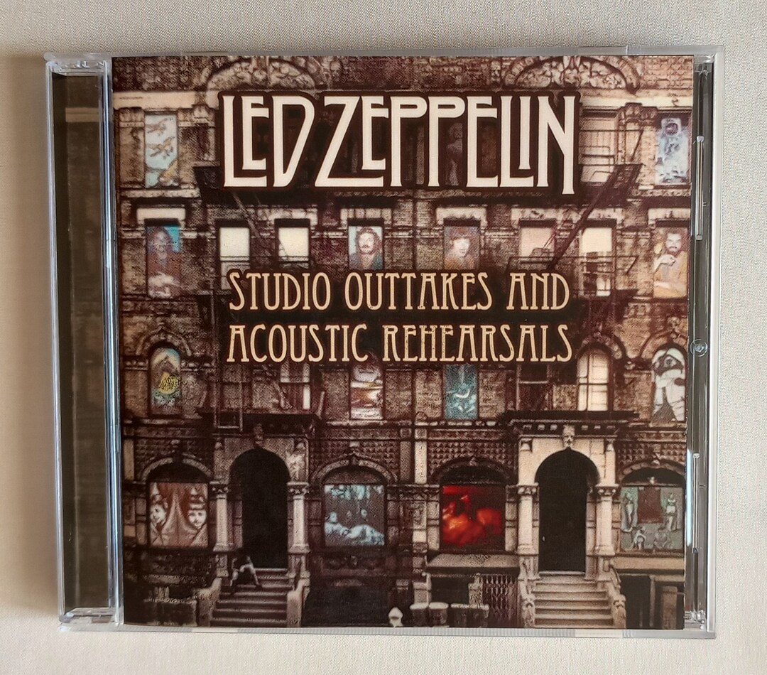 LED ZEPPELIN - Studio Outtakes and Acoustic Rehearsals CD - Etsy