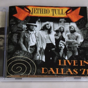 JETHRO TULL - CD Live in Dallas Memorial Coliseum, 2nd of July 1971 - Etsy